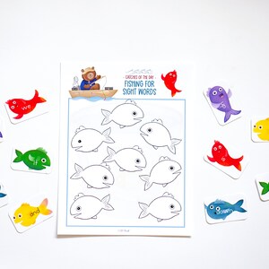 Sight Word Fishing All Dolch Sight Words Learn to Read Game Schooling ...