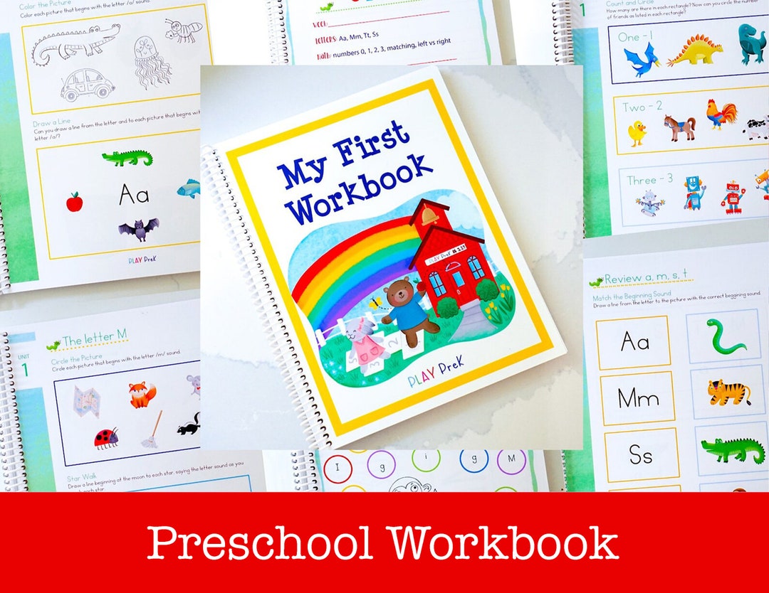 Open and Go Preschool Workbook | 290 Pages of Printable Activities ...