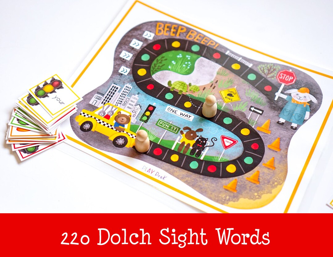 Dolch Sight Word Game Printable – Fun & Interactive Reading Center for ...