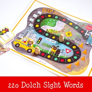 Dolch Sight Word Game Printable – Fun & Interactive Reading Center for ...