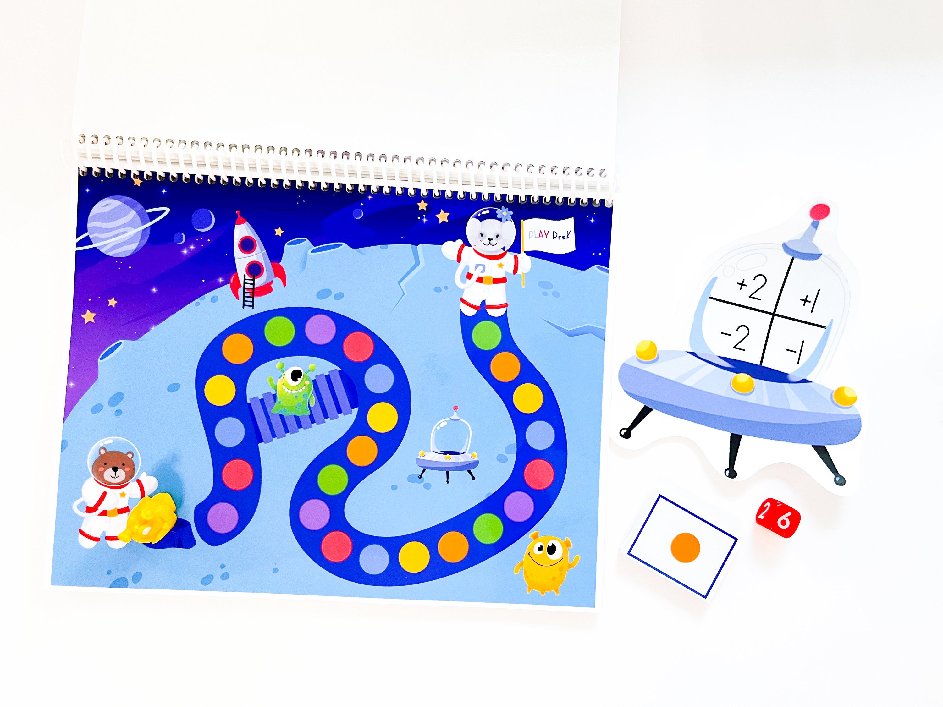 Space Learning Pack Learn Planets Moon Phases Counting Addition Lunar ...