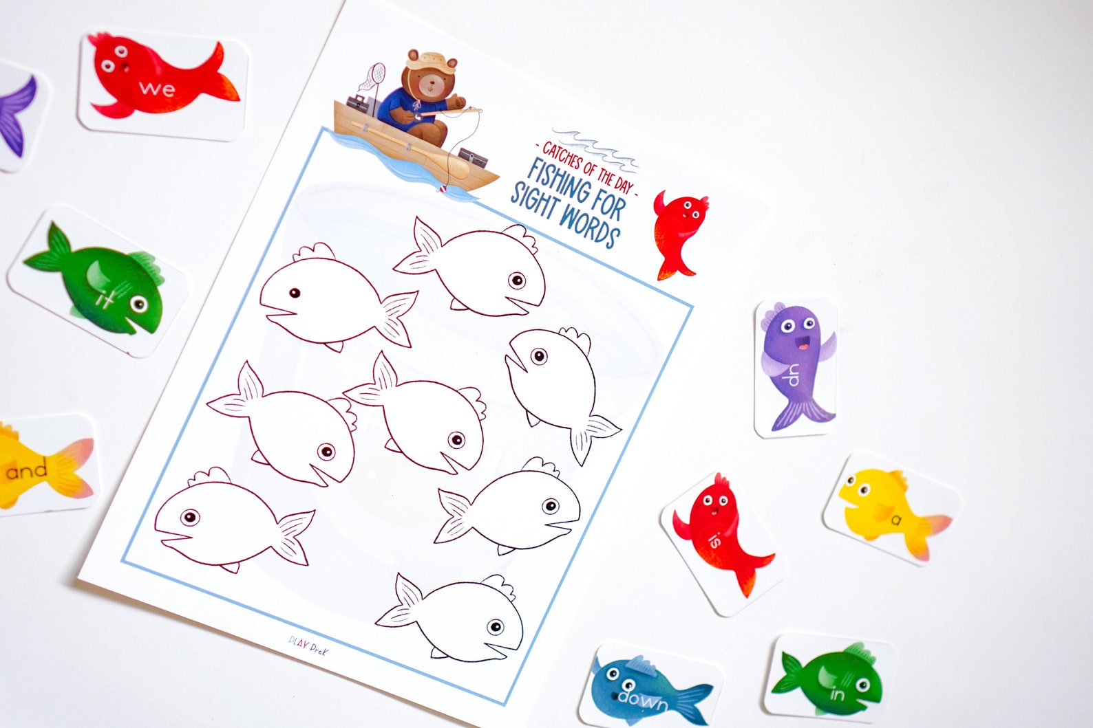 Sight Word Fishing All Dolch Sight Words Learn to Read Game Schooling ...