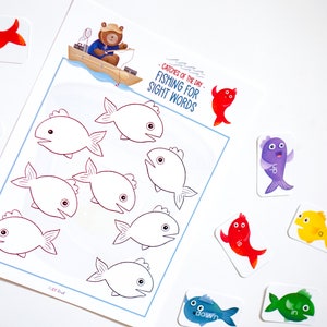 Sight Word Fishing All Dolch Sight Words Learn to Read Game Schooling ...