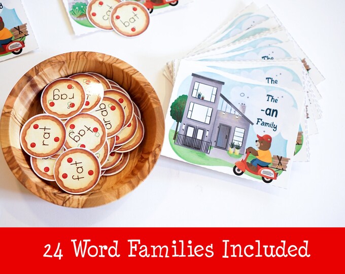 Word Families, CVC Words, Learn to Read, Preschool Printable, Prek ...
