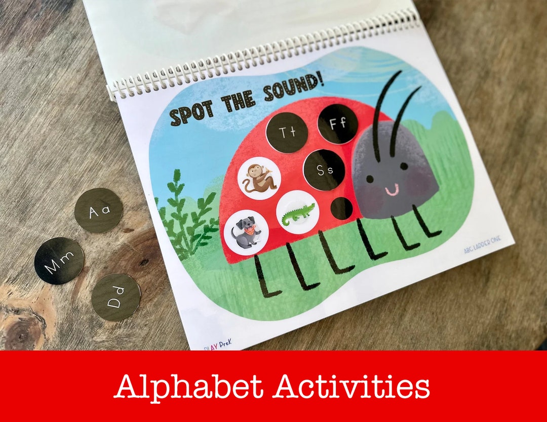 Beginning Sounds Busy Book – 32-page Alphabet Phonics Activity for ...