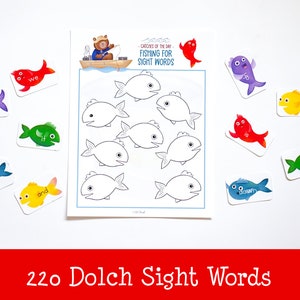 Sight Word Fishing All Dolch Sight Words Learn to Read Game Schooling ...