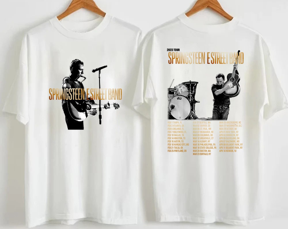 Bruce Springsteen And The E Street Band Tour Shirt, Springsteen Tour ...