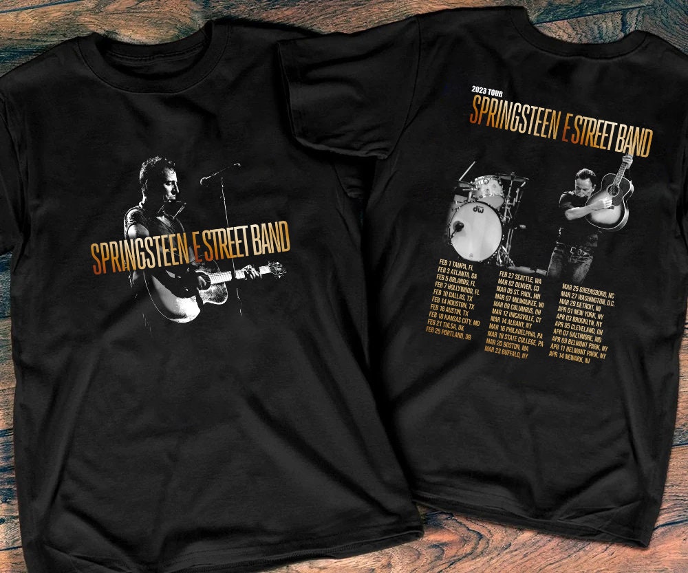 Bruce Springsteen And The E Street Band Tour Shirt, Springsteen Tour ...
