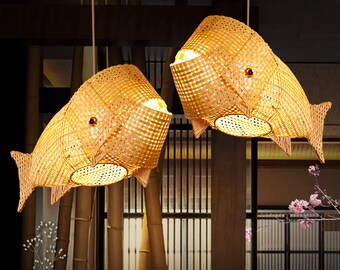 Fish Pendant Light - Etsy