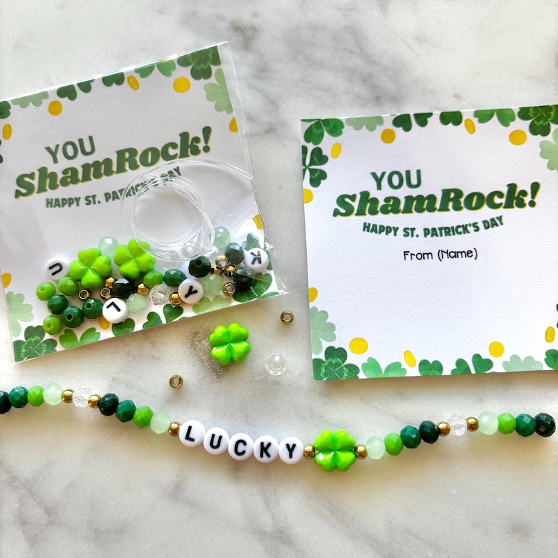 St Patricks Bracelet - Etsy