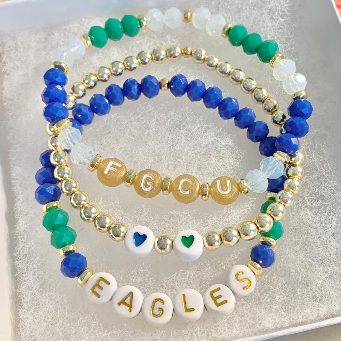 College or Sports Team Bracelet Stack of 3, Sports, SEC, University ...