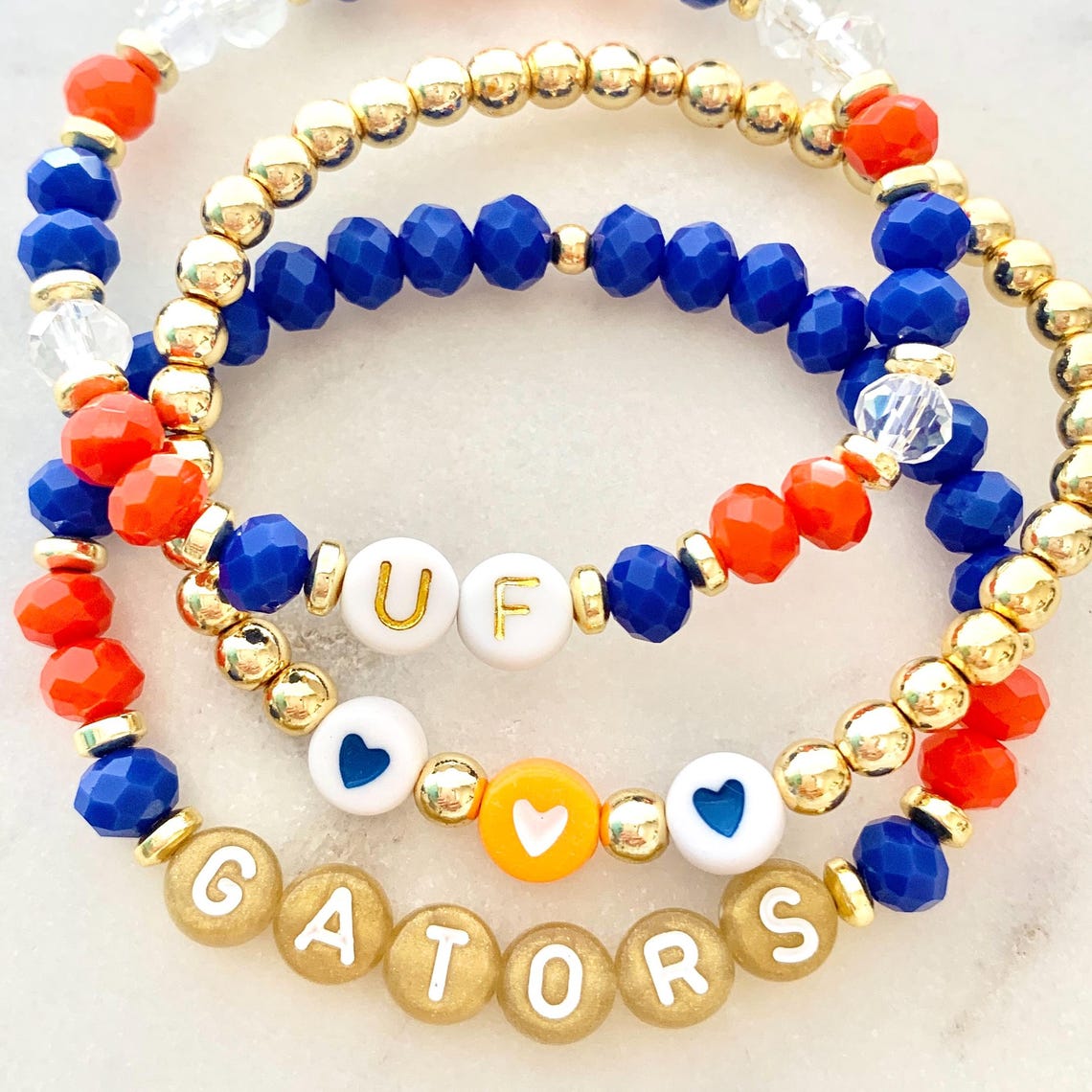College or Sports Team Bracelet Stack of 3, Sports, SEC, University ...