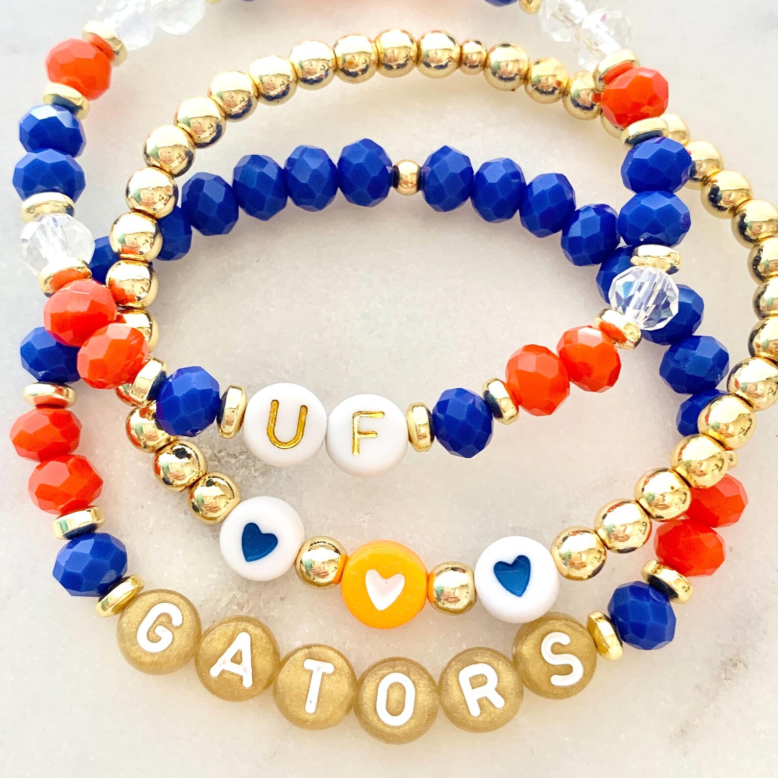 College or Sports Team Bracelet Stack of 3, Sports, SEC, University ...
