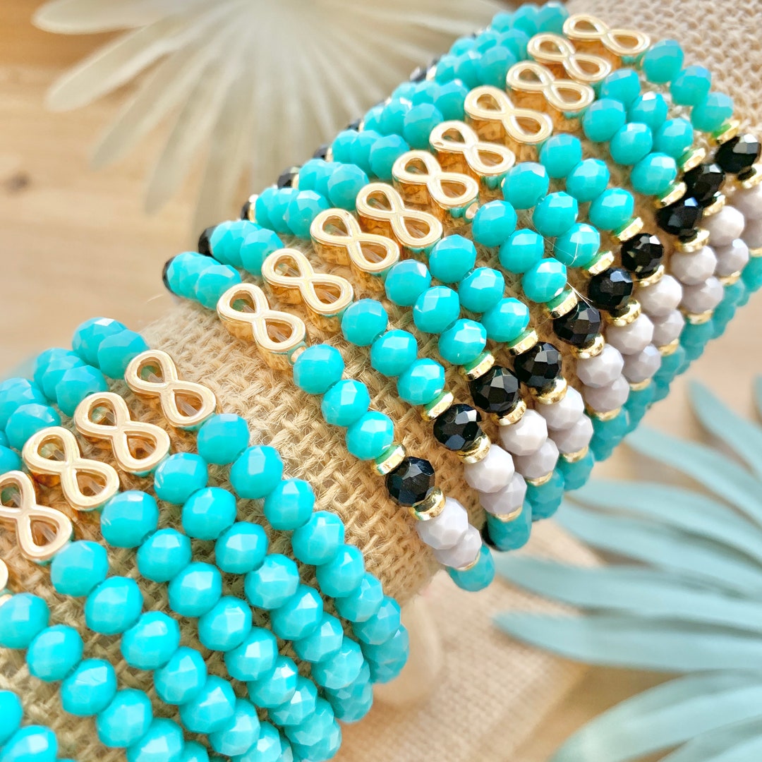 The Alyssa 8 Infinity Beaded Stretch Bracelet for Make Our Schools Safe ...