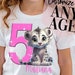 Cute Snow Leopard Birthday Shirt, Birthday Girl Shirt, Snow Leopard ...
