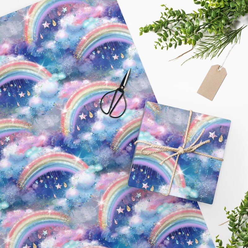 Rainbow Tissue Paper - Etsy