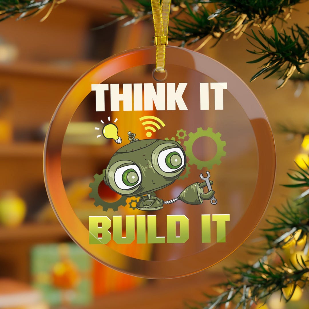 Robot Ornament, Boys Robotics, Boys STEM Gifts, Think It Build It ...