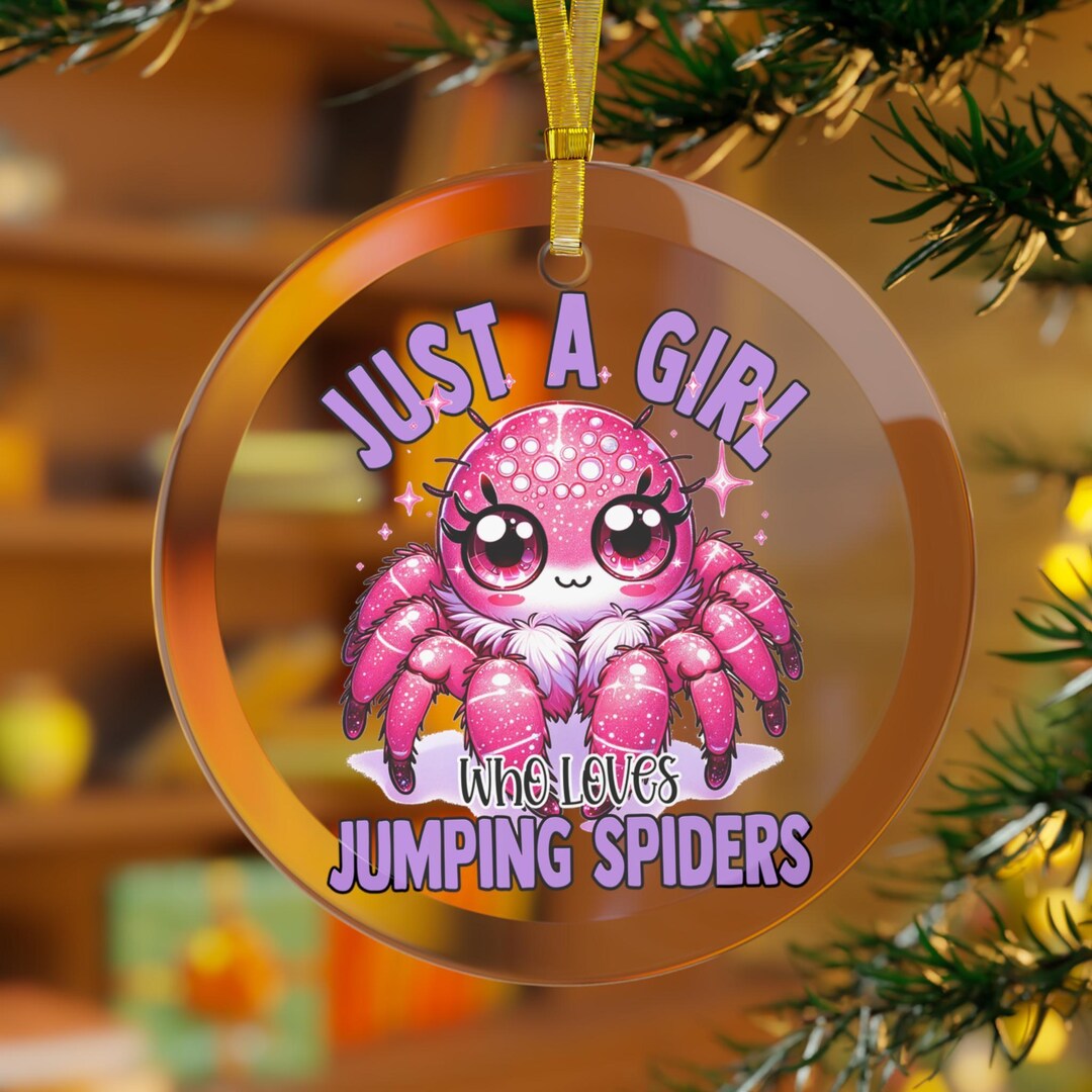 Jumping Spider Ornament, Christmas Jumping Spider, Jumping Spider Gift ...