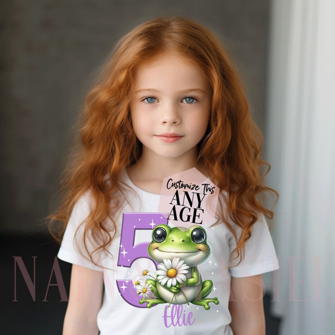 Frog Birthday Shirt, Birthday Girl Shirt, Cute Frog Shirts, Girls Frog ...