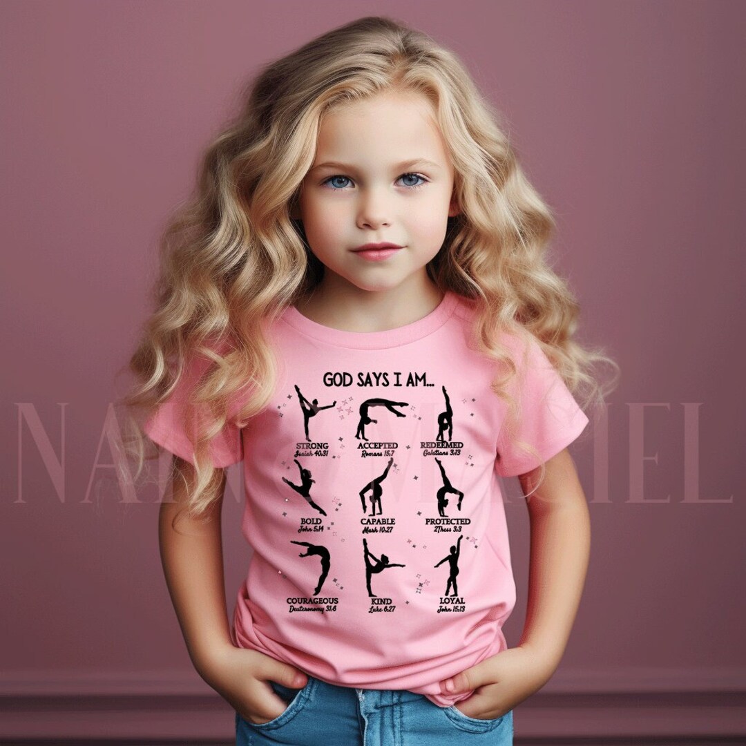 God Says I Am Gymnastics Shirt, God Says I Am Gymnast, Christian ...
