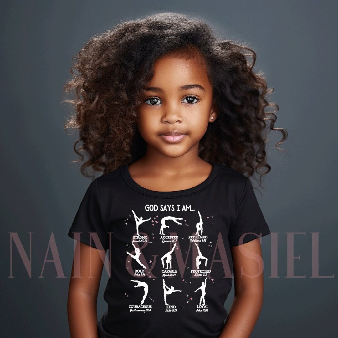 God Says I Am Gymnastics Shirt, God Says I Am Gymnast, Christian ...