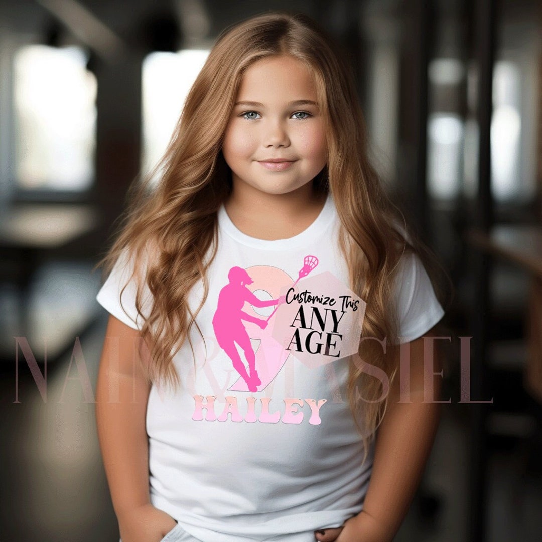 Girls Lacrosse Birthday Shirt, Groovy Birthday Girl, Girls Lacrosse ...