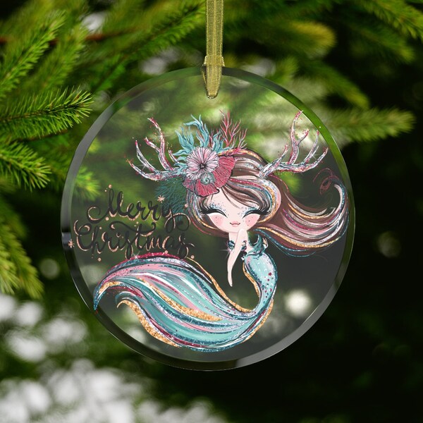 Mermaid Ornament - Etsy