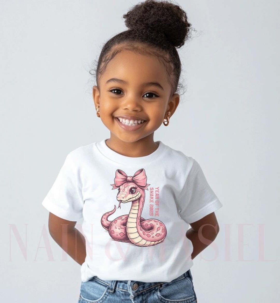 Girls Year of the Snake Shirt, Lunar New Year Snake Shirt, Girls Snake ...