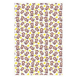 Monkey Wrapping Paper, Monkey Banana, Monkey Birthday, Monkey Gift Wrap ...