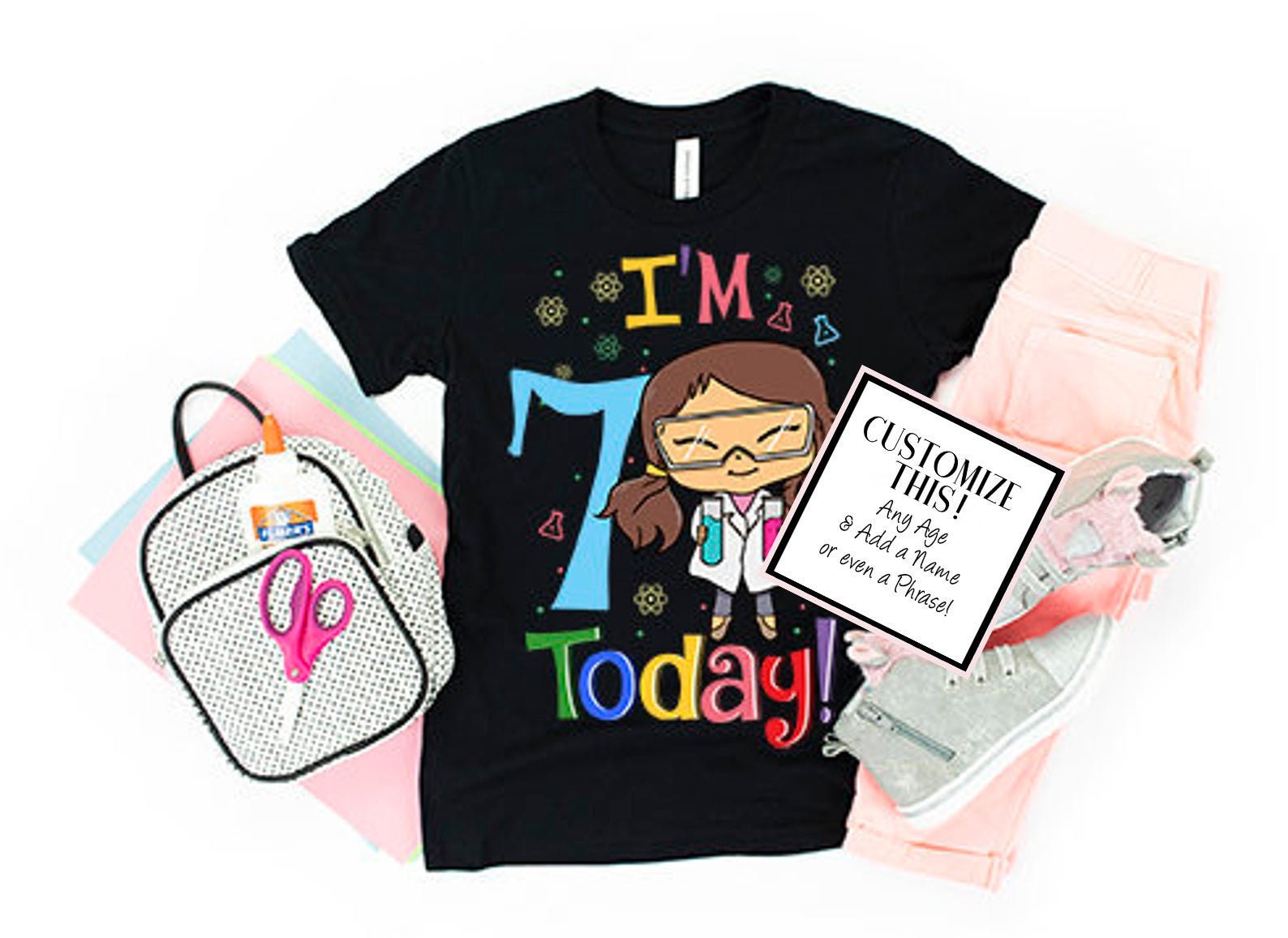 Birthday Girl Science Outfit - Etsy