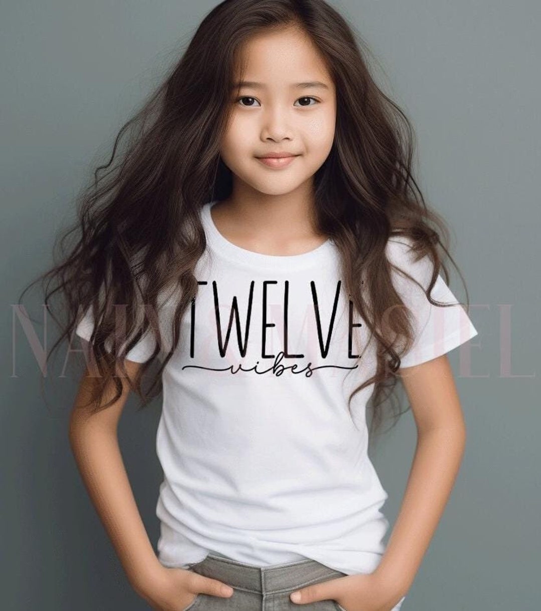12th Birthday Vibes Shirt, 12th Birthday Shirt, Twelve Birthday, 12 ...