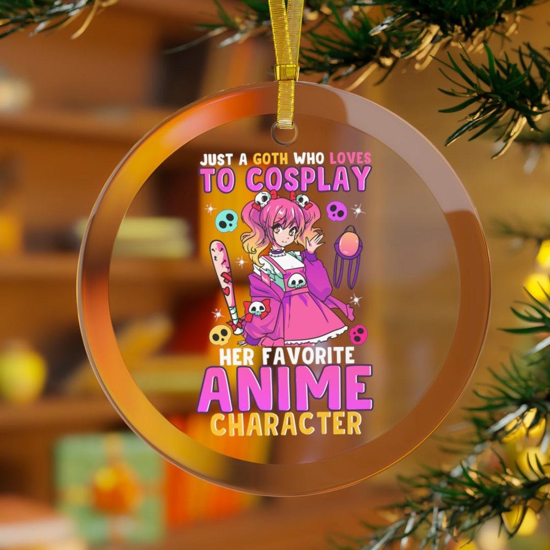 Anime Ornament, Goth Ornament, Teen Ornament, Cosplay Ornament, Just A ...