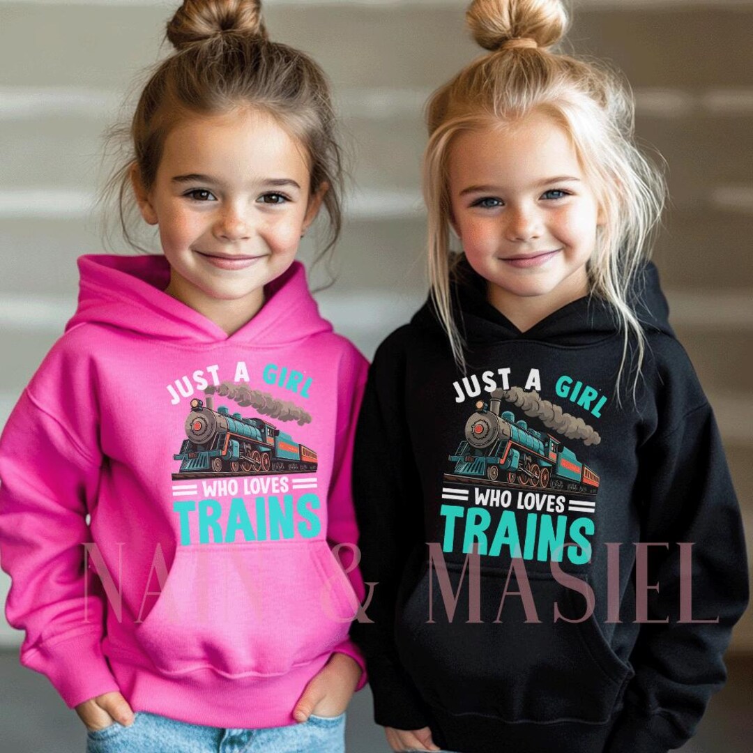 Girl Train Hoodie,long Sleeve Trains,train Birthday,train Gift,future ...