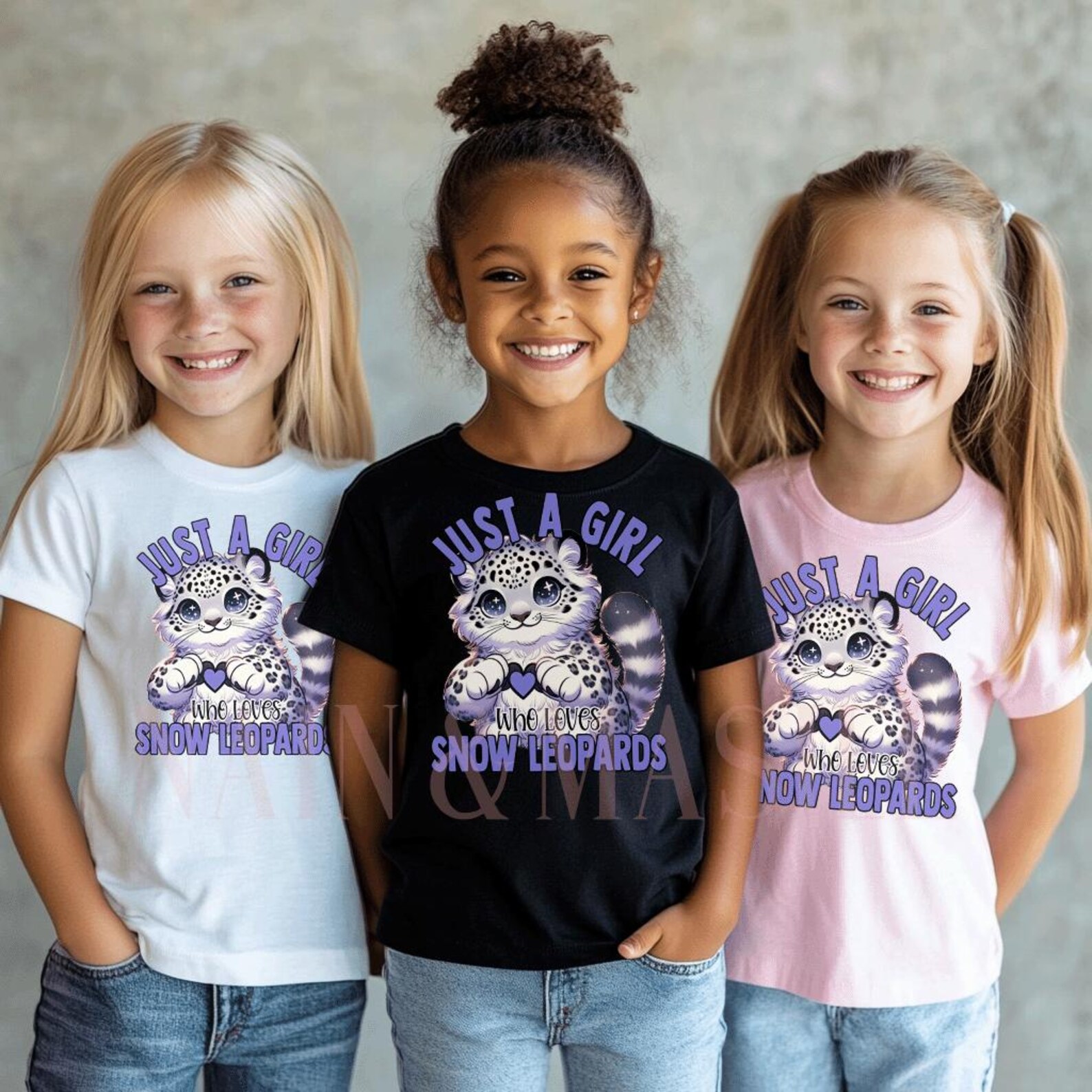 Snow Leopard Shirt, Just a Girl Who Loves Snow Leopards Shirt, Snow ...