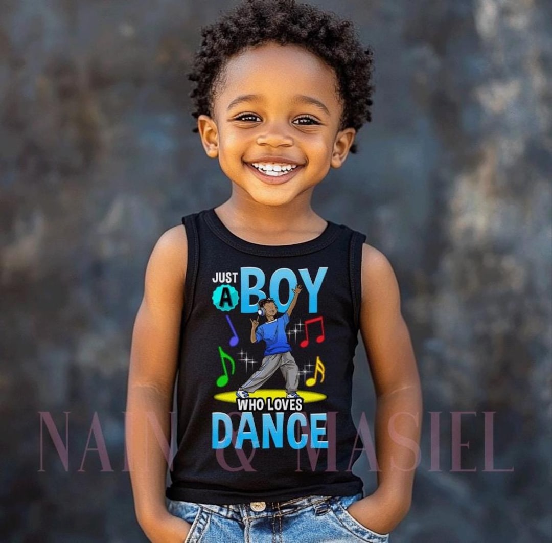 Black Boy Dance Shirt, Boy Dancer Shirt, Boy Dance Comp Gift, Boys ...