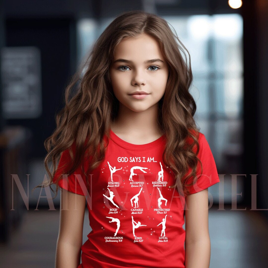 God Says I Am Gymnastics Shirt, God Says I Am Gymnast, Christian ...