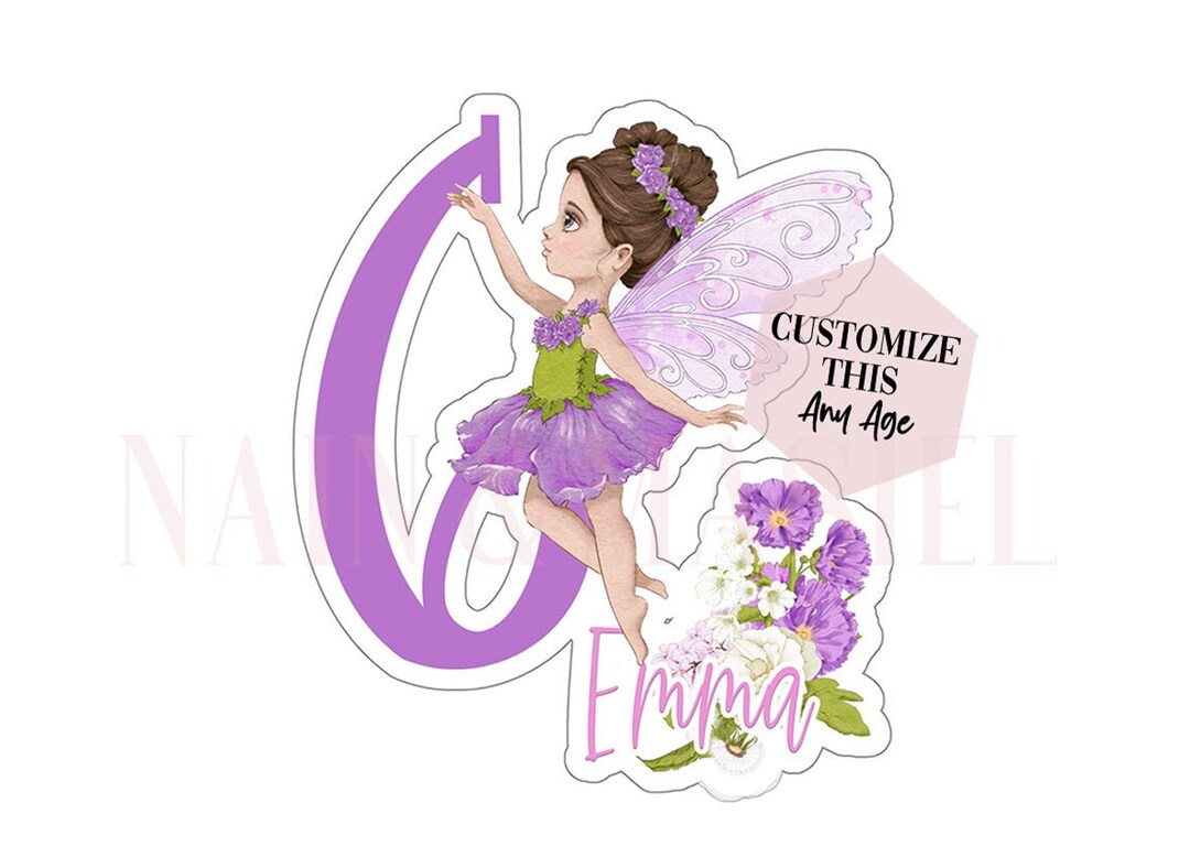 Fairy Stickers, Fairy Birthday Girl, Fairy Party Favors, Fairy Treat ...
