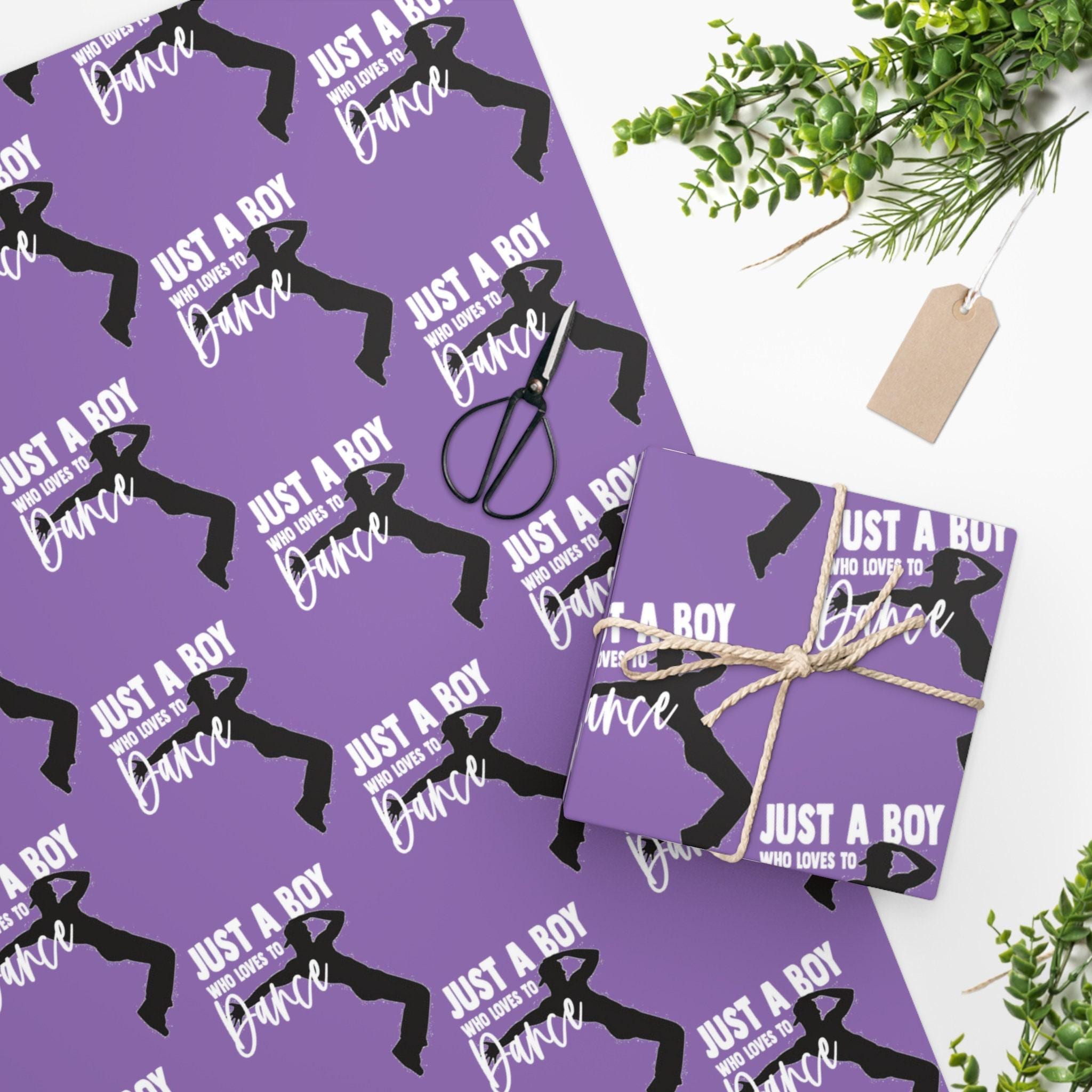 Boy Dancer Wrapping Paper, Boy Dance Gifts, Boy Dance Recital, Boy ...