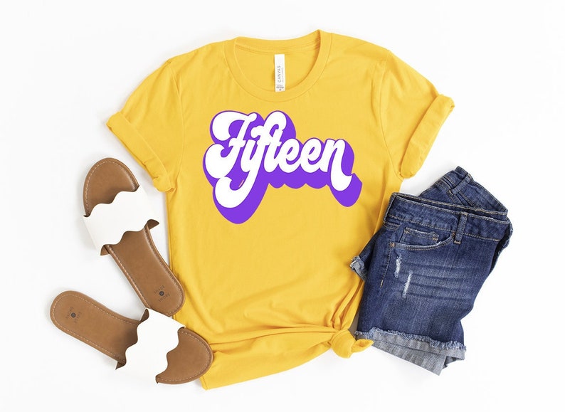 15th Birthday Shirt Retro Birthday Girl,fifteen,15th Birthday Gift ...