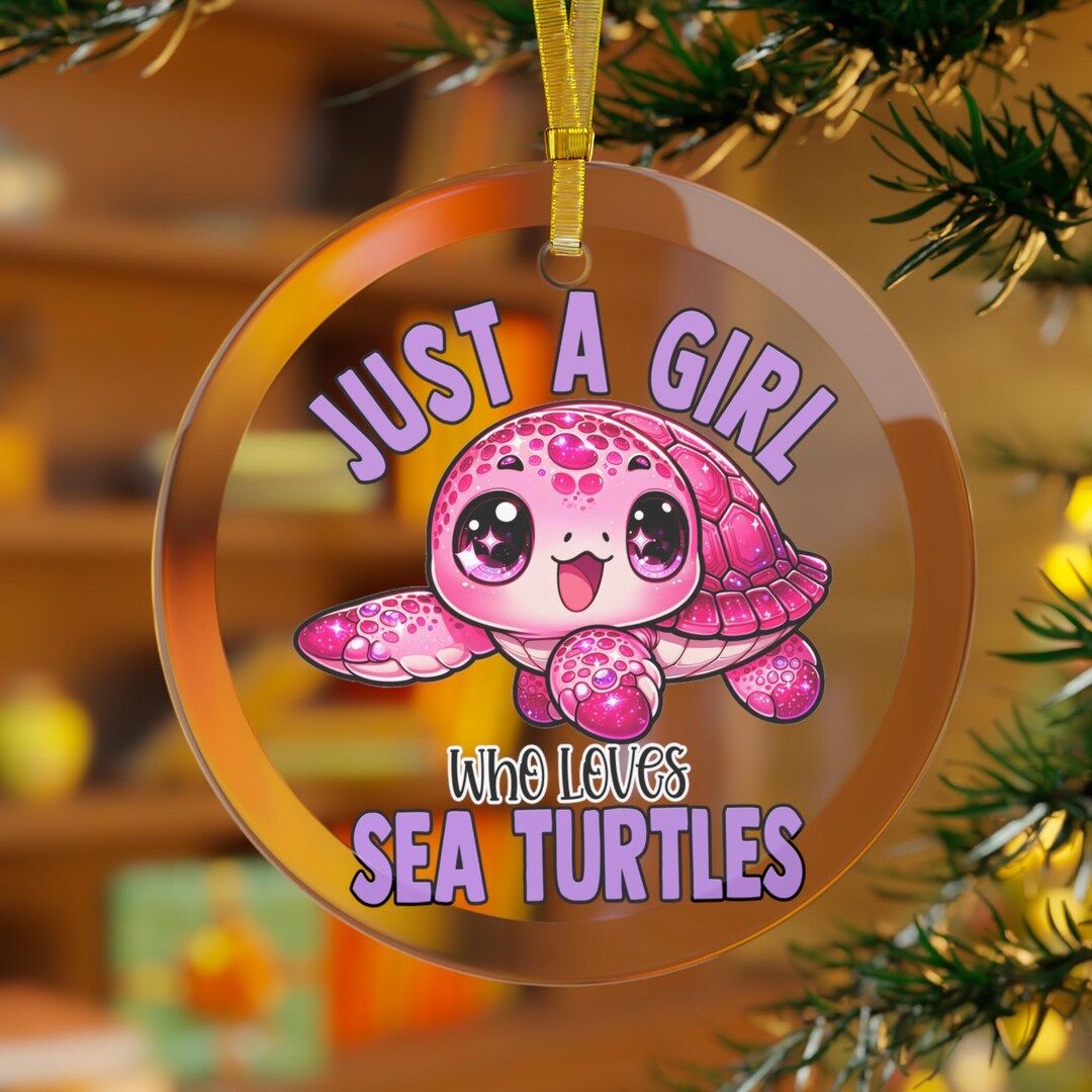 Sea Turtle Ornament, Christmas Sea Turtle, Sea Turtle Gifts, Just a ...