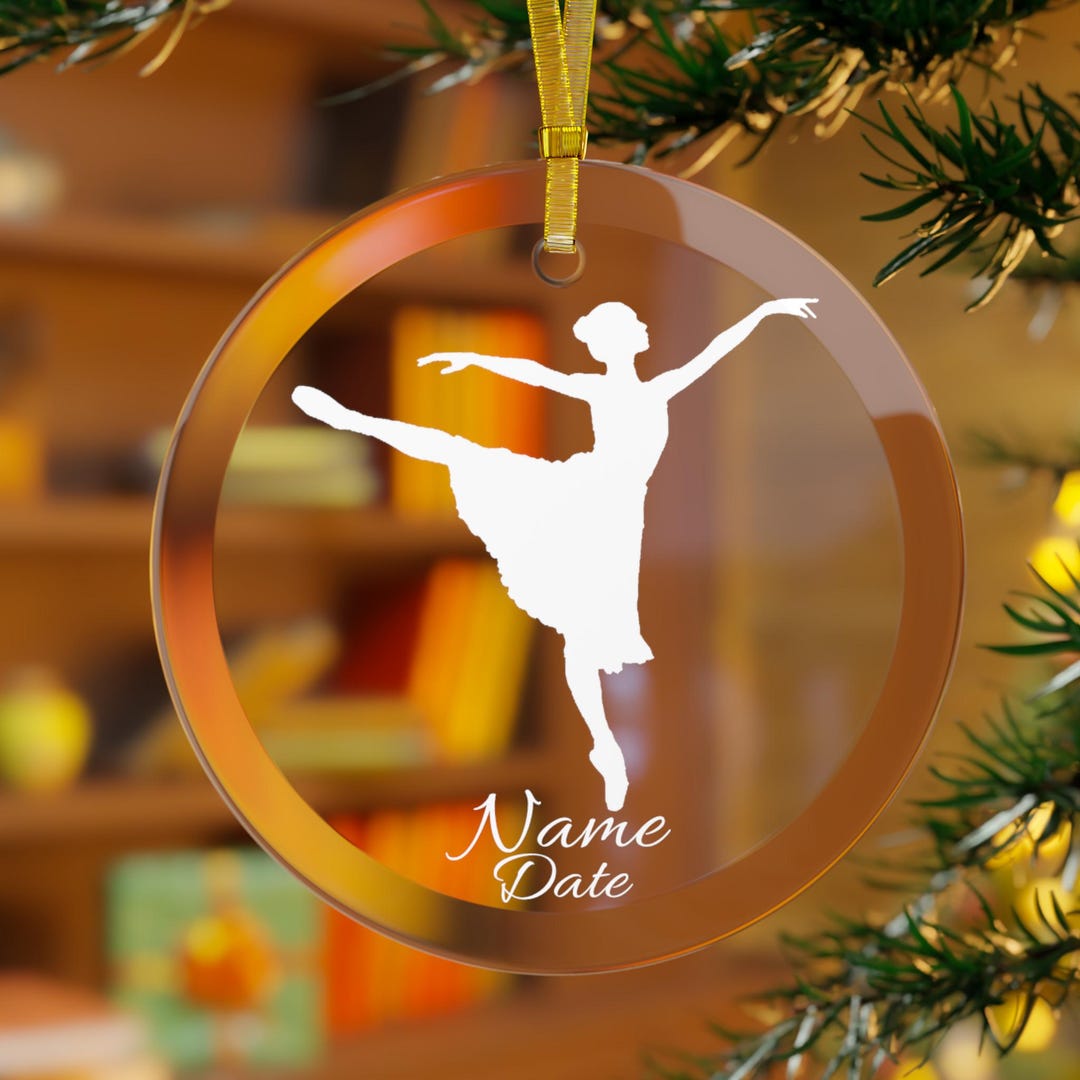 Ballerina Ornament, Custom Dance Christmas Ornament, Dance Competition ...