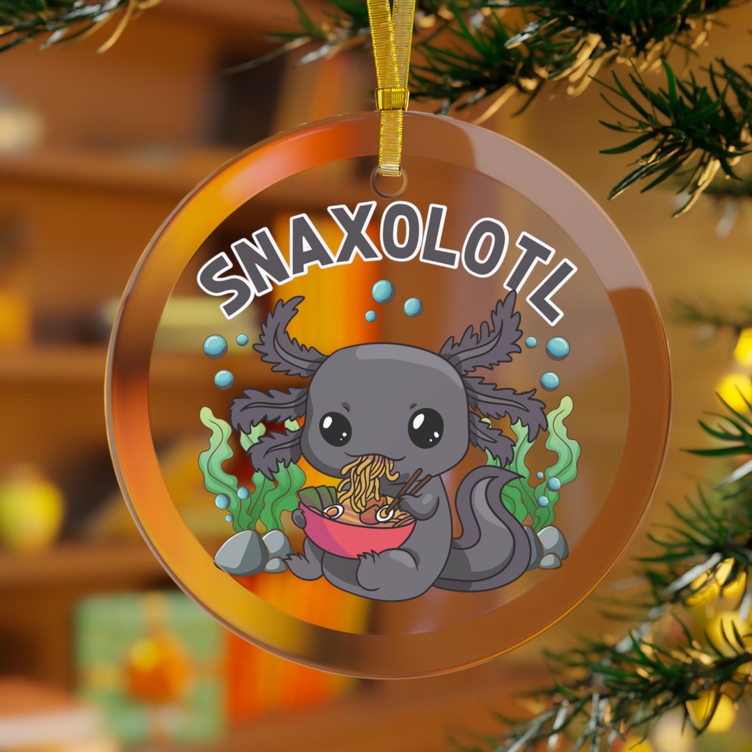 Axolotl Ornament, Snaxolotl Ornament, Boys Axolotl Gifts, Axolotl Gifts ...