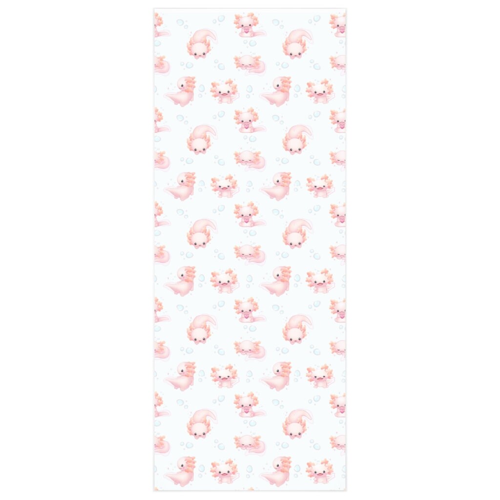 Axolotl Wrapping Paper Axolotl Gift Wrapaxolotl Birthday - Etsy Canada