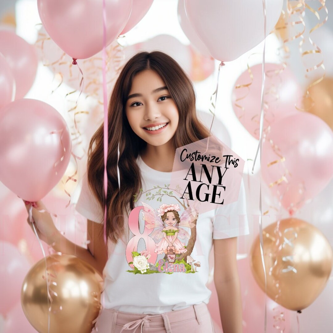 Fairy Birthday Shirt Girls,fairy Gifts,fairy Clothing,fairy Birthday ...