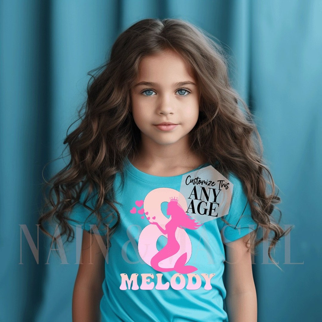 Mermaid Birthday Girl Shirt, Groovy Birthday Girl, Mermaid Shirt ...