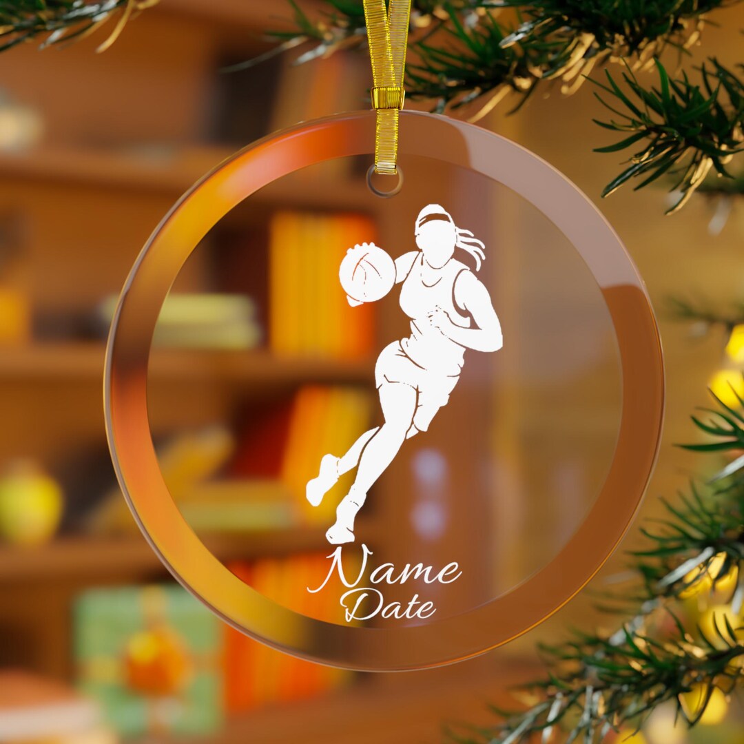 Girls Basketball Ornament, Basketball Christmas, Girls Basketball Gift ...