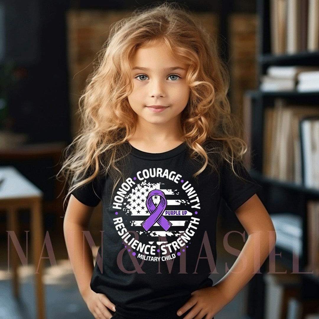 Purple up Military Kids Shirt, April Military Kids, Military Child ... Purple up Military Kids Shirt, April Military Kids, Military Child ...
