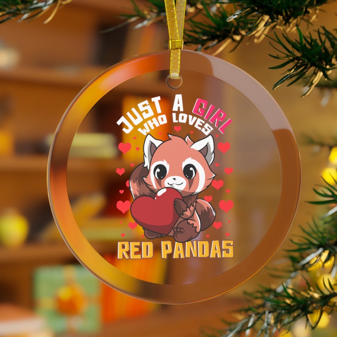 Red Panda Ornament, Red Panda Gift, Red Panda Birthday, Red Panda ...
