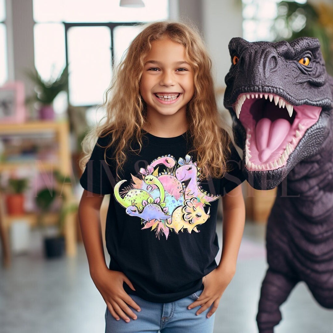 Girl Dinosaur Shirt, Dinosaur Squad, Dinosaur Cute, Toddler Dinosaur ...