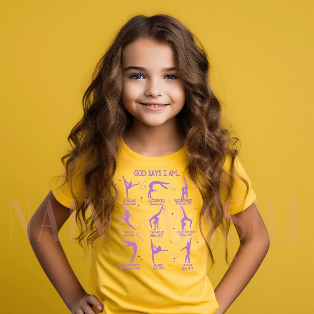 God Says I Am Gymnastics Shirt, God Says I Am Gymnast, Christian ...